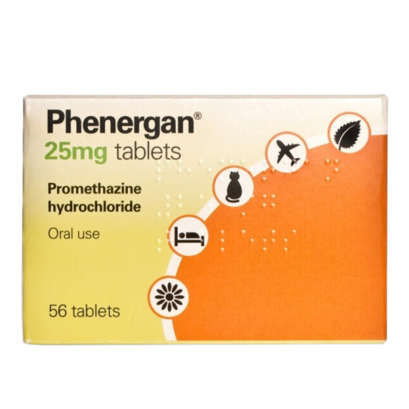Phenergan 25mg Tablets 56 | Tabi Health Pharmacy